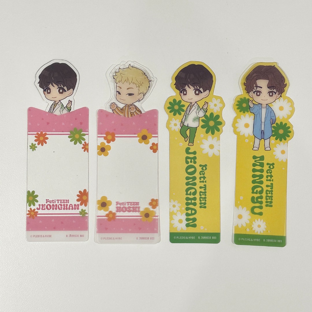 SEVENTEEN Petiteen Bookmark [Jeonghan] [Hoshi] [Mingyu] [Used], Hobbies ...