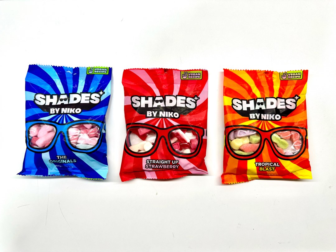 Shades By Niko - Original, Straight Up Strawberry, Tropical Blast ...