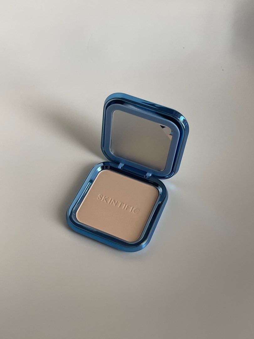 SKINTIFIC - ultra cover powder foundation, Kesehatan & Kecantikan, Rias ...