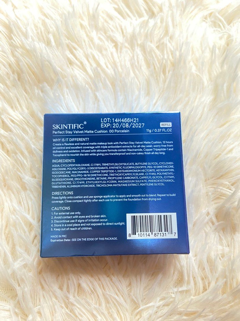 Skintific foundation refill code 00 porcelain, Beauty & Personal Care ...
