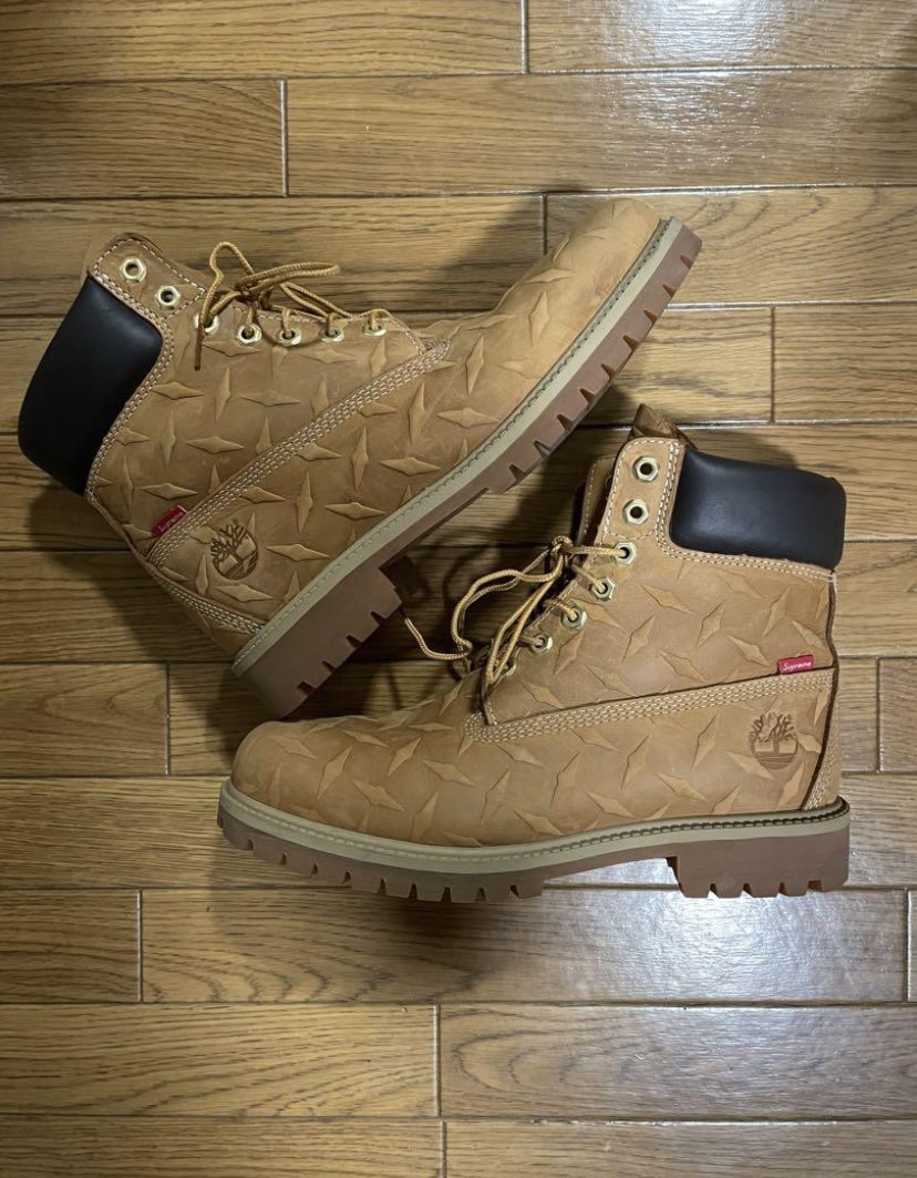 Supreme Timberland Diamond Plate, Men's Fashion, Footwear, Boots on ...