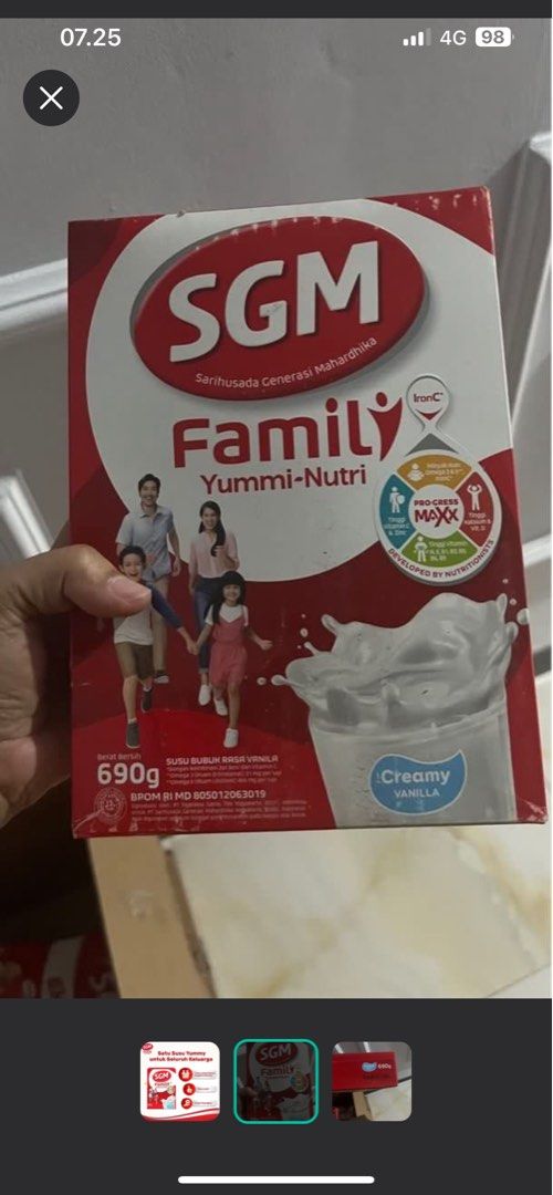 Susu SGM Family Vanilla 690gram, Bayi & Anak, Lainnya di Carousell