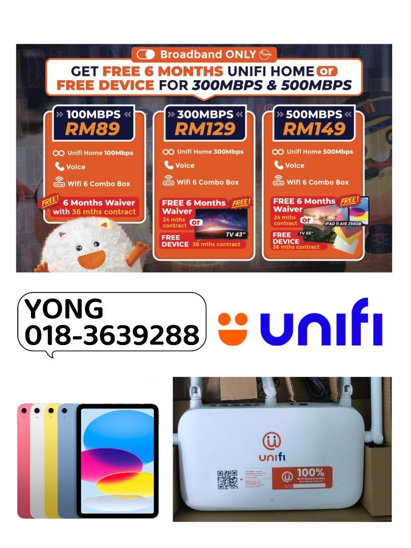 Telekom unifi promotion, TV & Home Appliances, Other Home Appliances on ...