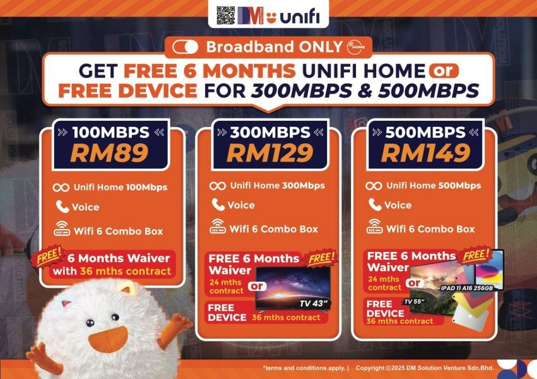 Telekom unifi promotion, TV & Home Appliances, Other Home Appliances on ...