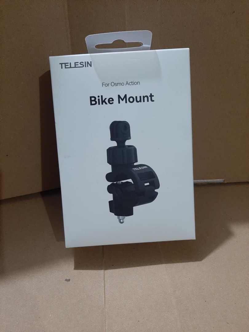 TELESIN Bicycle Handlebar Rack Tube Mount for Action Cameras, Mobile ...