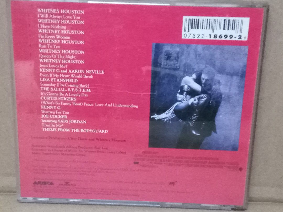 The Bodyguard - Original Soundtrack Album Original CD, Hobbies & Toys ...
