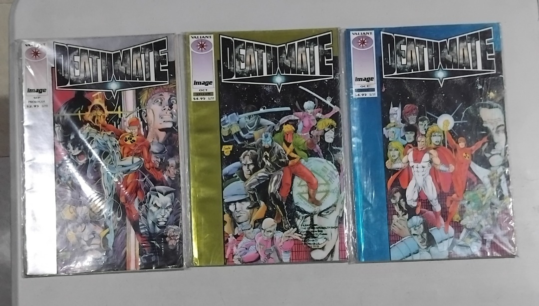 Vintage 1993 Deathmate Image Comics Lot of 3 - Prologue, Yellow, Blue ...