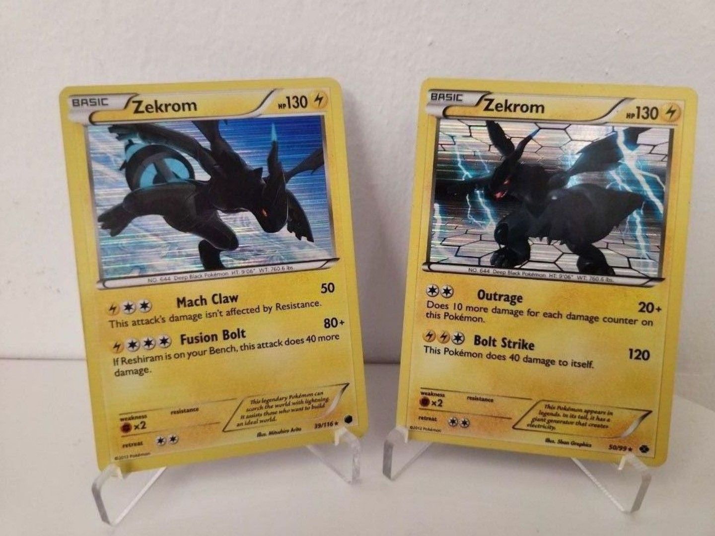 Vintage Cheap Zekrom Holo Set Black and White(tags Umbreon Pokemon ...