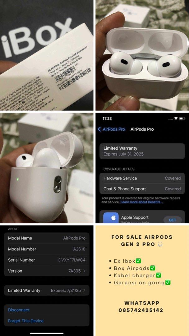 AIRPODS GEN 2 PRO, Elektronik, Lainnya di Carousell