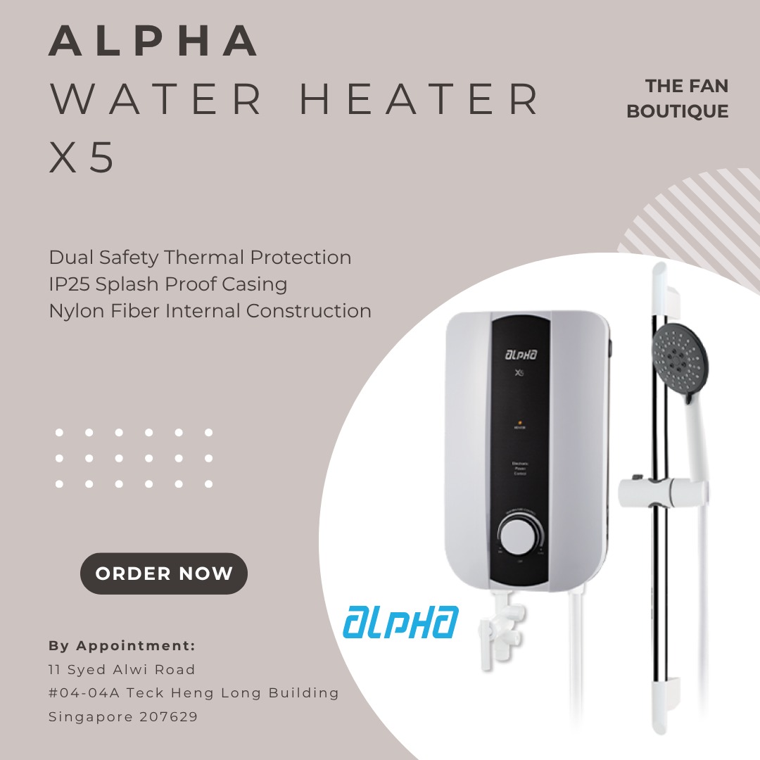 Alpha X5 Instant Water Heater (Non-Pump), TV & Home Appliances, Water ...
