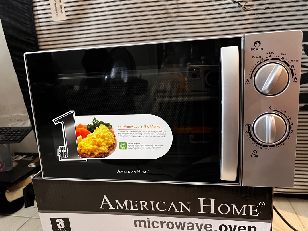 American Home AMW-20MCS Microwave Oven 20L Color Silver, TV & Home ...