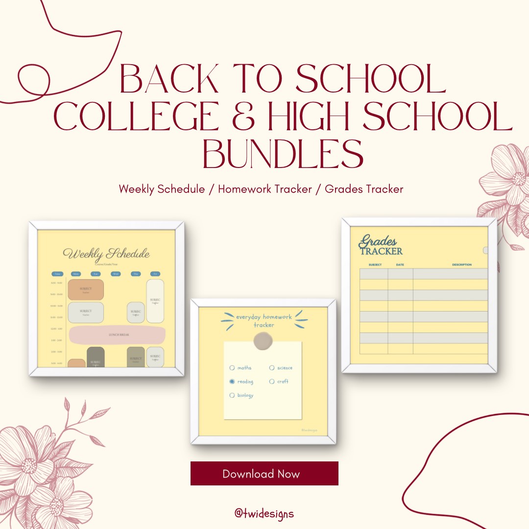 Back to School Templates (College & High School), Computers & Tech ...