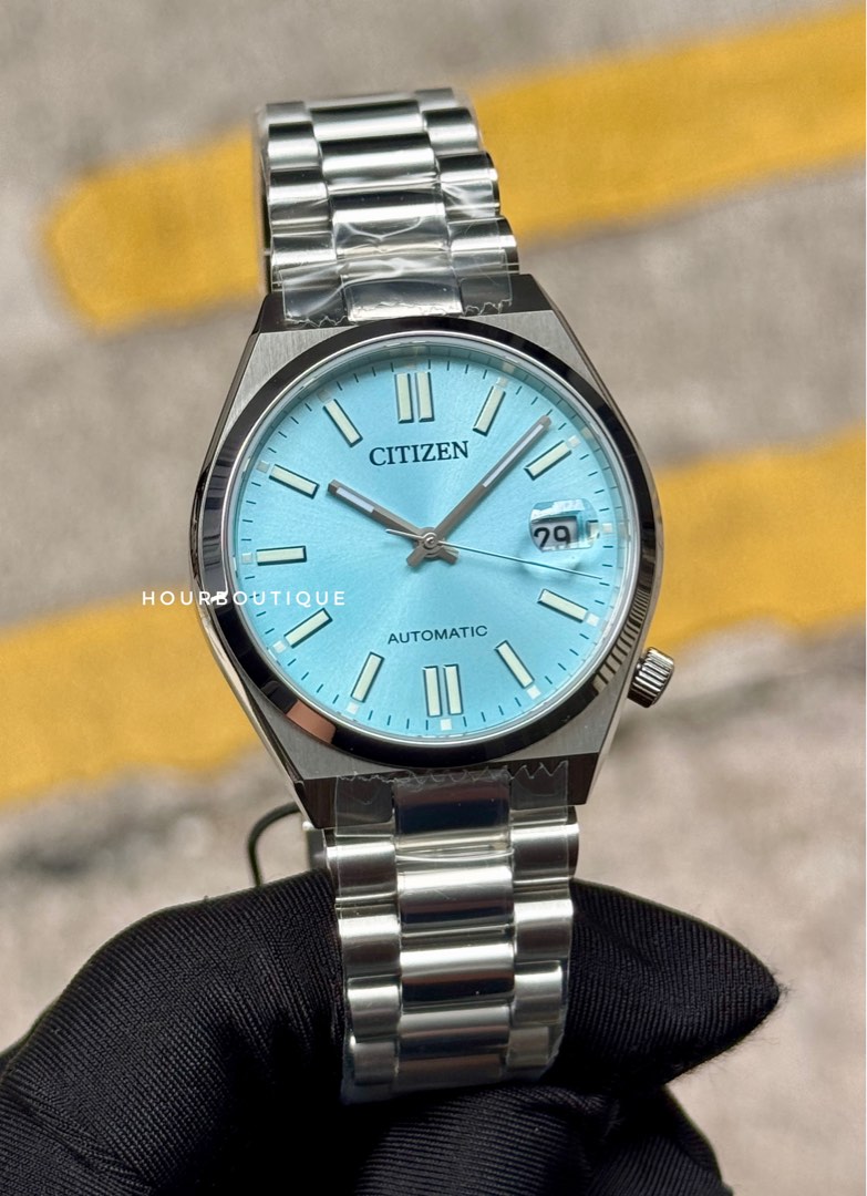 Brand New Citizen Tsuyosa 37mm Ice Blue Dial Automatic Watch NJ0200-05L ...