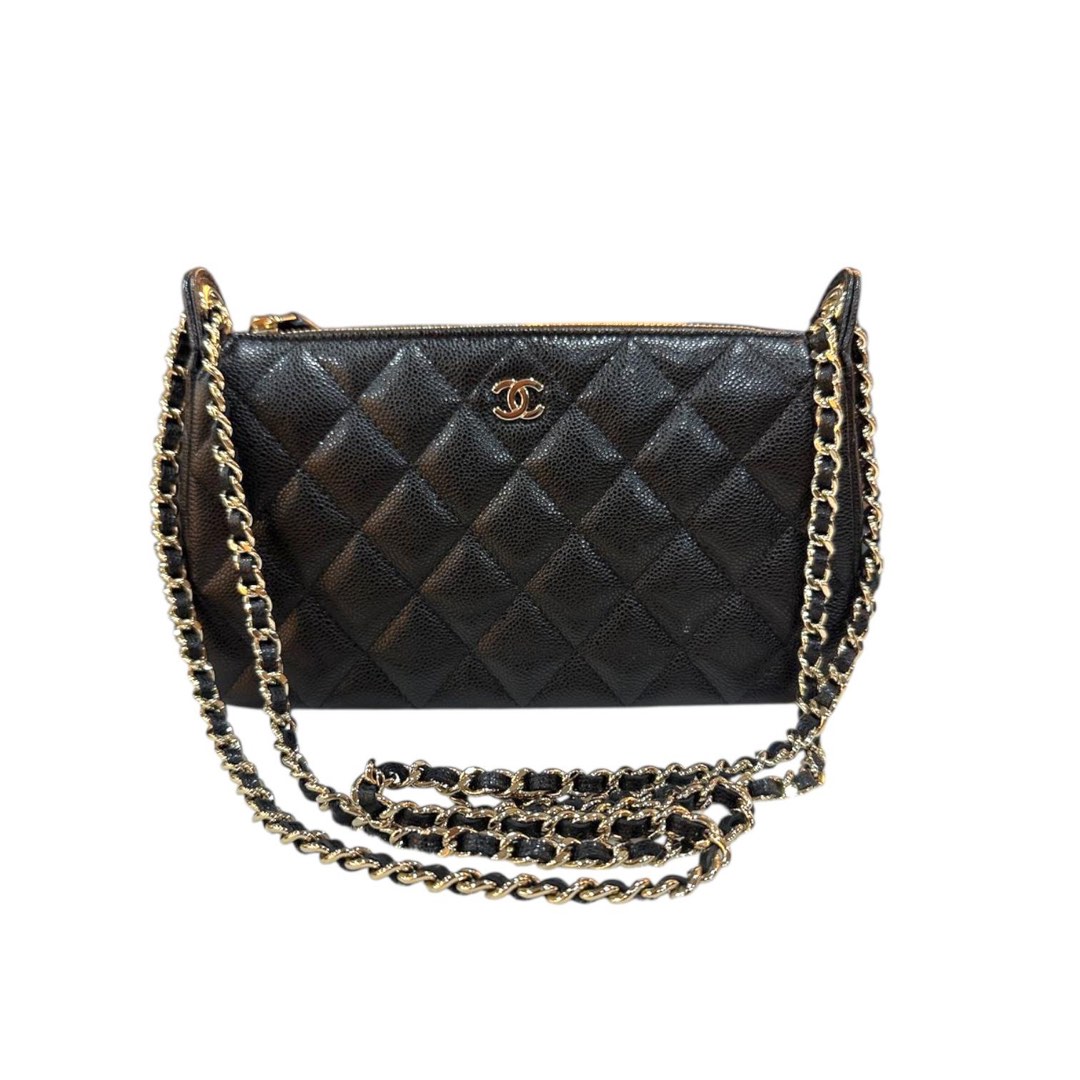 Chanel 25A Clutch with Chain, Luxury, Bags & Wallets on Carousell