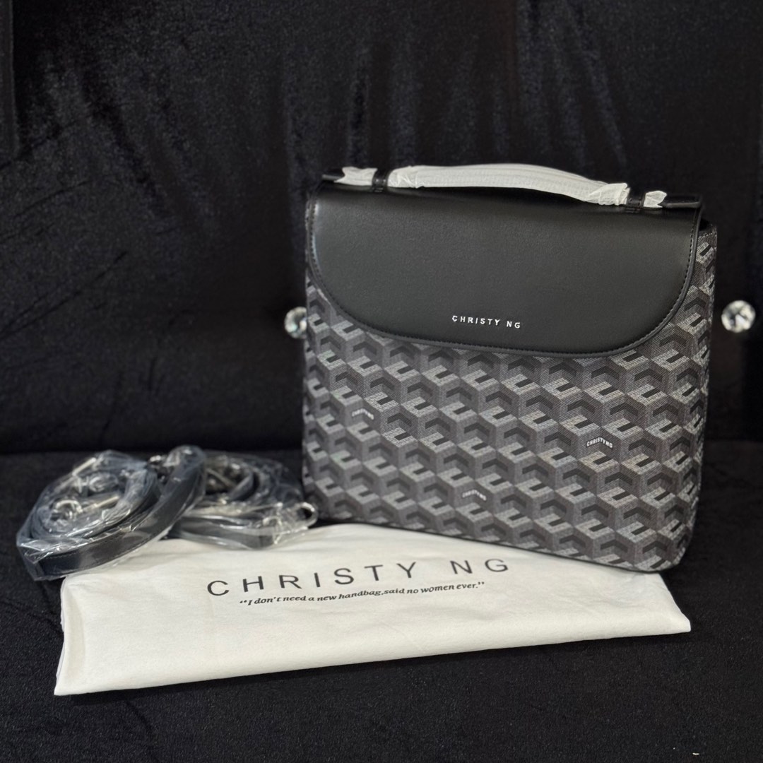 Christy Ng Julio Backpack in Black, Women's Fashion, Bags & Wallets ...