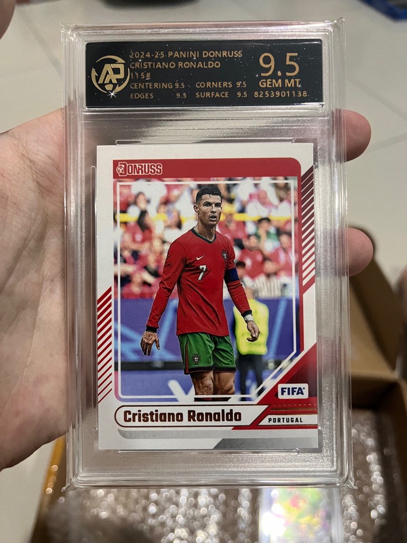 Cristiano Ronaldo Graded Card, Hobbies & Toys, Toys & Games on Carousell