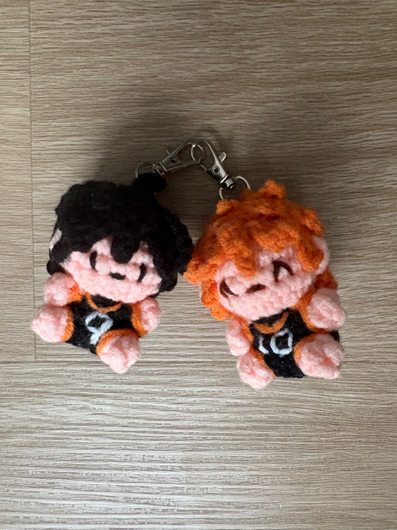 Crochet Haikyuu Keychain, Hobbies & Toys, Stationery & Craft, Handmade ...
