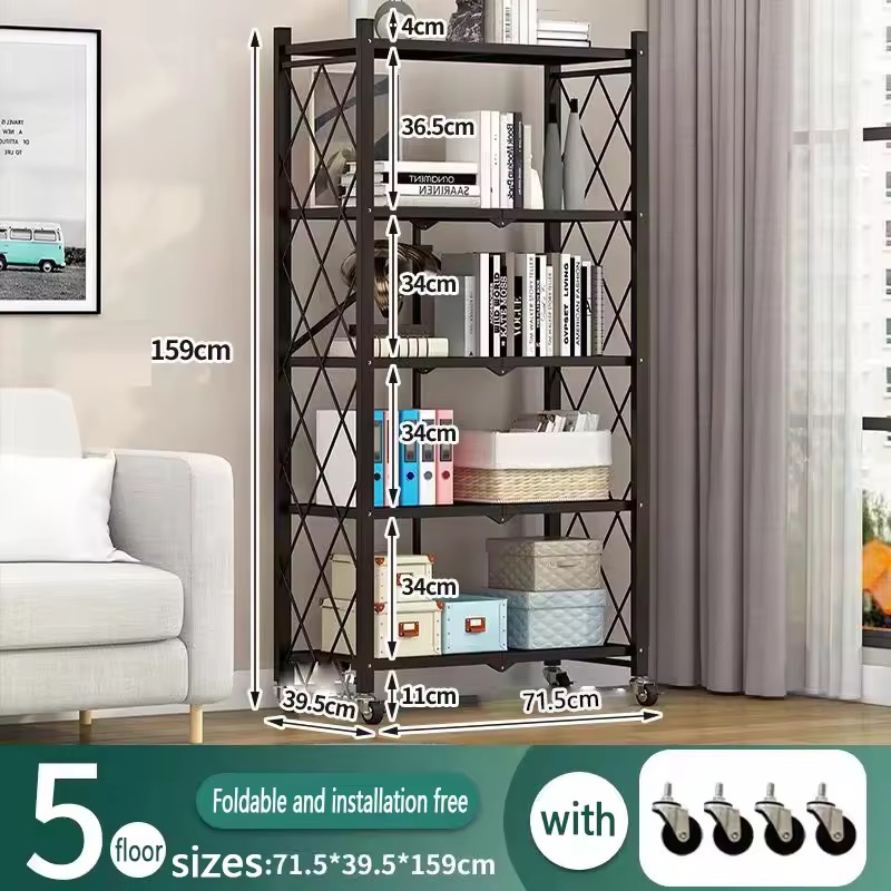 Durable Metal Shelf Rack | Heavy Duty Shelf Unit | Boltless Adjustable ...