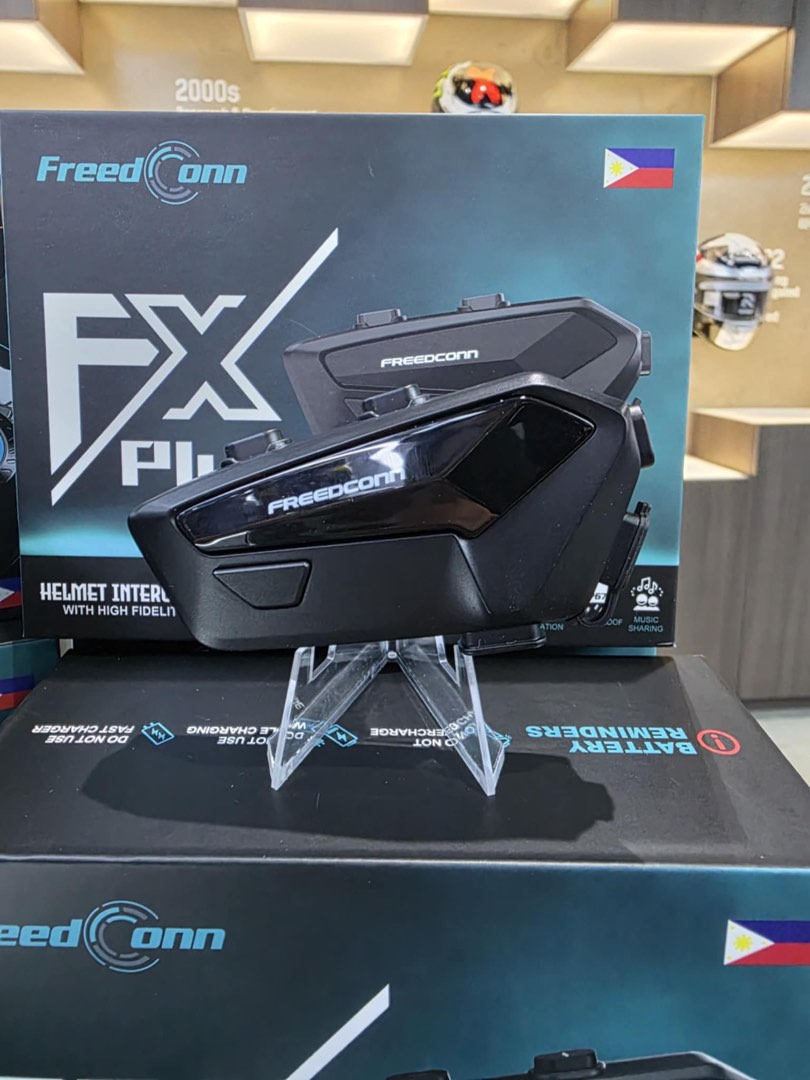 FreedConn FX Plus Motorcycle Helmet Mesh Intercom Headset Talking ...