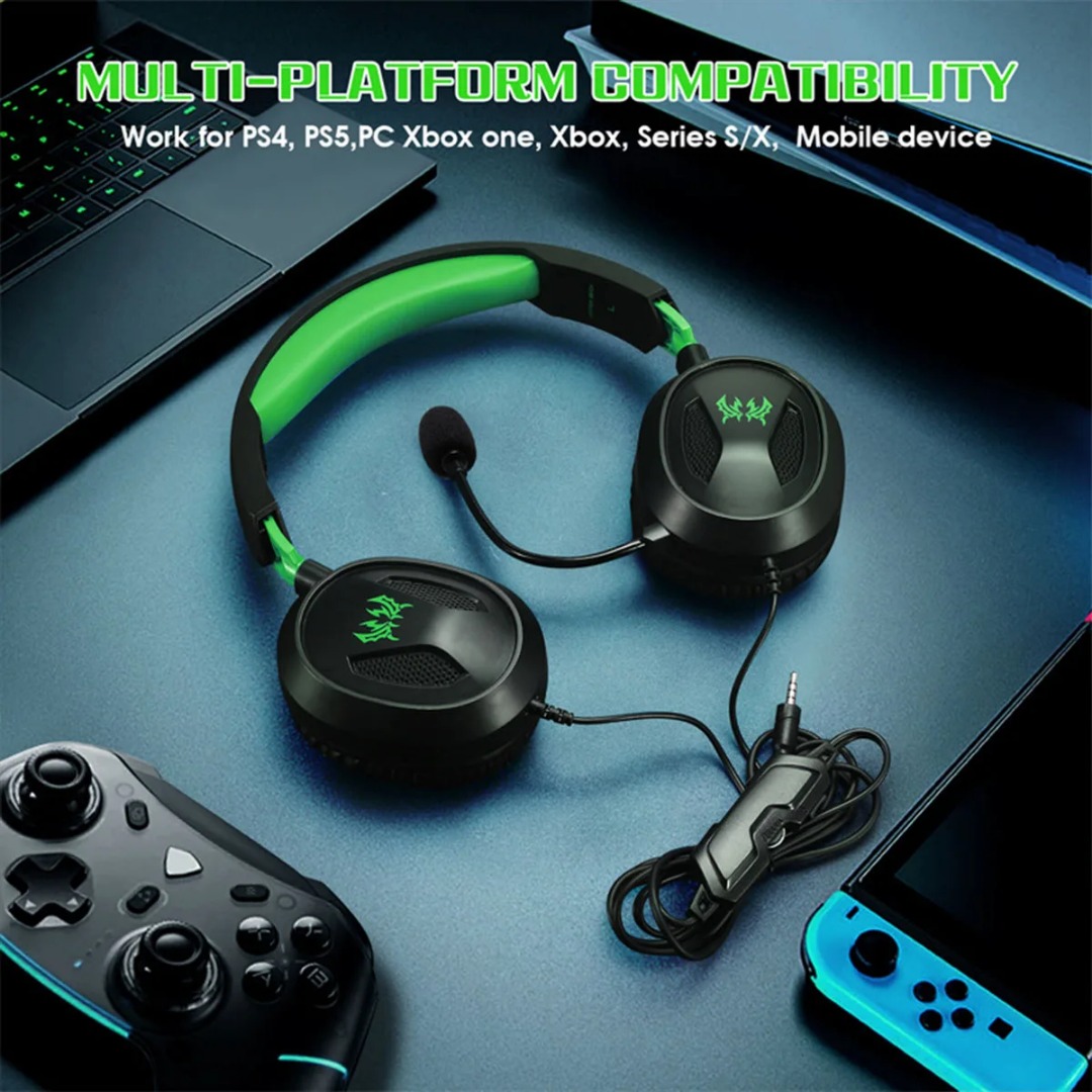 G3100 3.5mm Wired Gaming Headset Over Ear Game Headphones with Omni ...