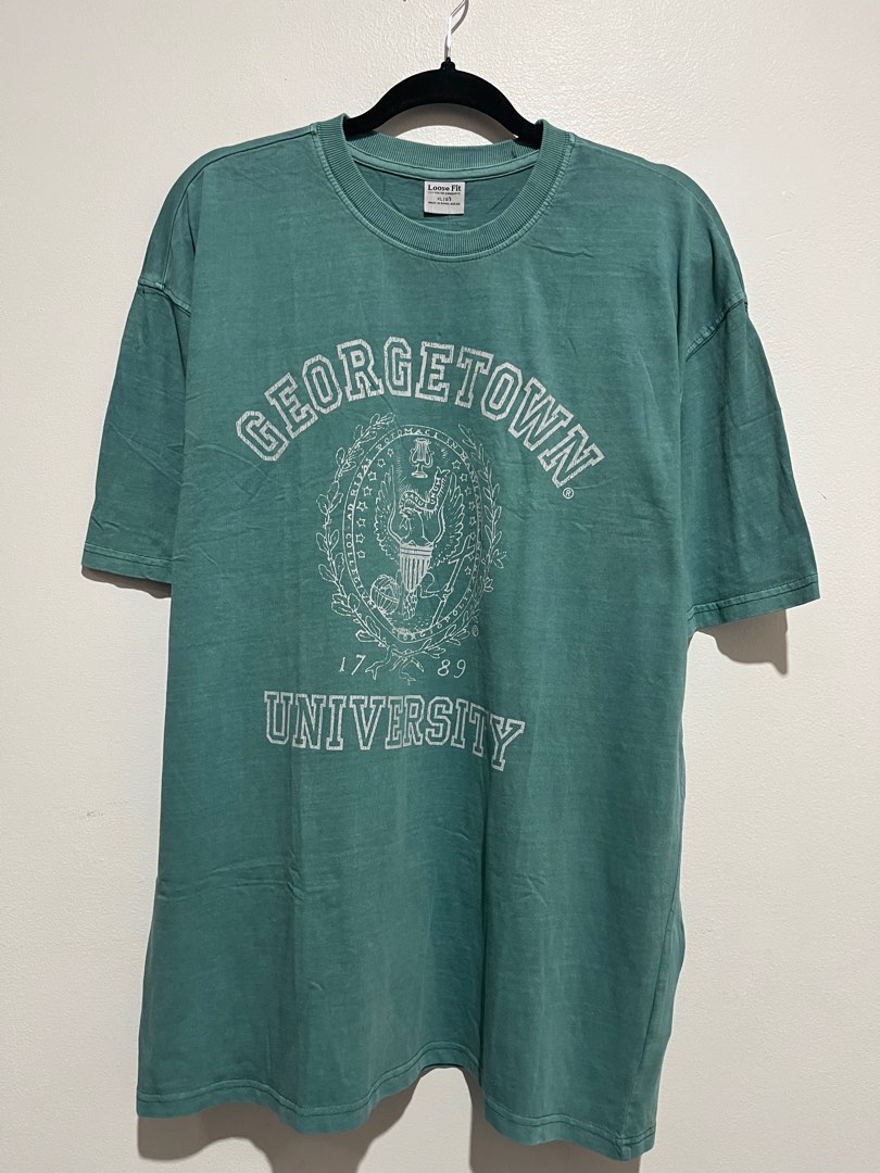 Georgetown University Cotton On Shirt, Men's Fashion, Tops & Sets ...
