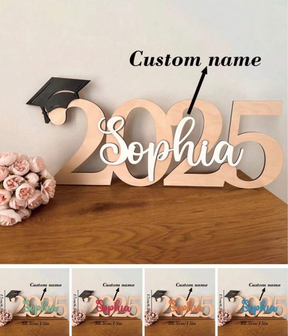 Graduation Name Tag|Graduation gift |Name plate |Customised, Hobbies ...