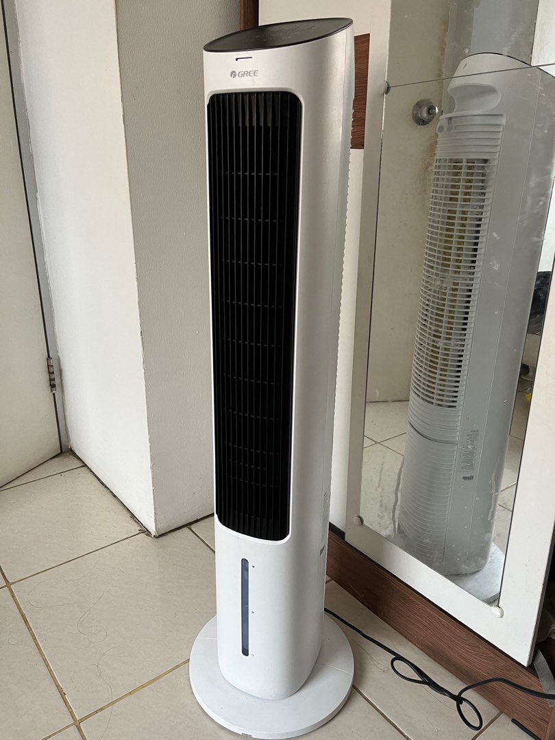 GREE - FLIFE Tower Fan Air Cooler - Anion Generator - Tirai Es Plant ...