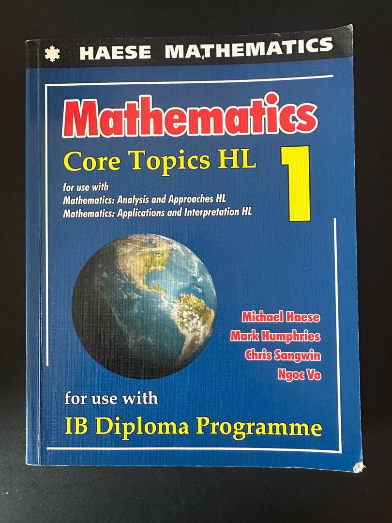 IB DP math AA textbook, Hobbies & Toys, Books & Magazines, Textbooks on ...