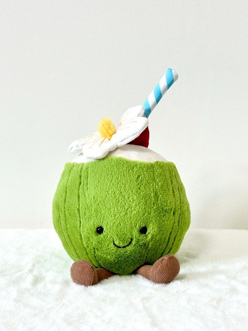 Jellycat Amuseables Aruba Coconut Soft Toy, Hobbies & Toys, Toys ...