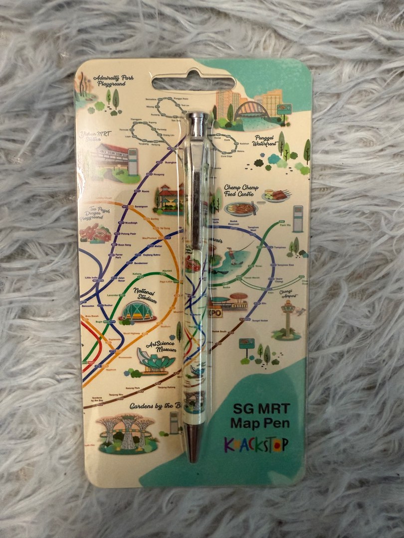 Knackstop SG MRT Map pen, Hobbies & Toys, Stationery & Craft ...