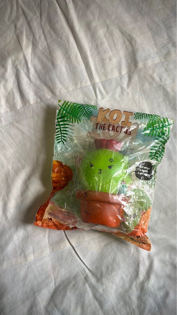Koi The Cactus Squishy, Hobbies & Toys, Toys & Games on Carousell