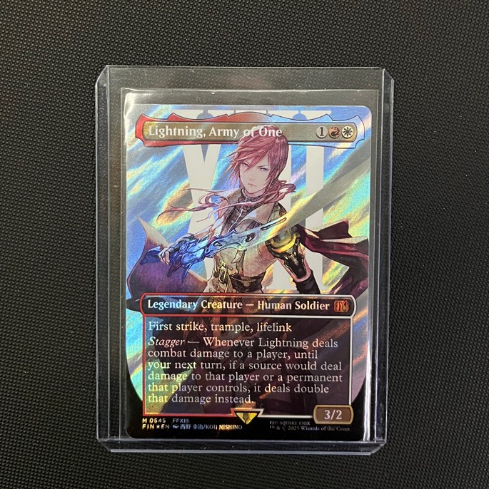 [RESERVED] Lightning, Army of One (Surge Foil) FINAL FANTASY MTG ...