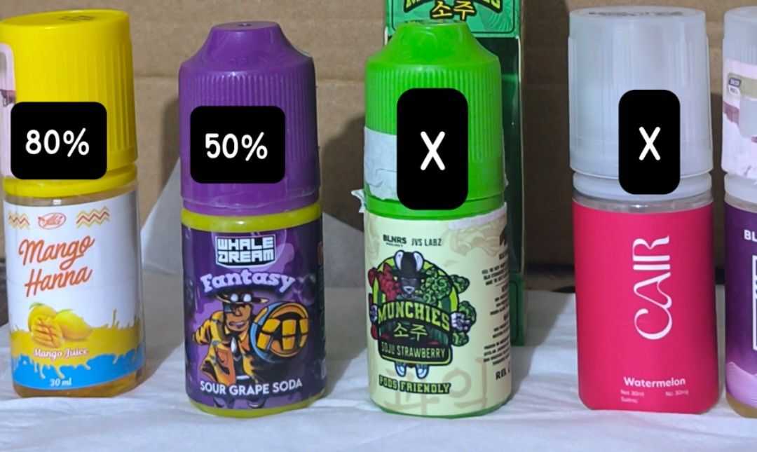 LIQUID MANGGO HANNA & WHALE DREAM FANTASY, Barang Yang Dicari di Carousell