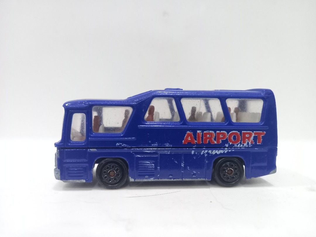 Majorette Minibus Airport Blue Diecast Bus Toy, Hobbies & Toys, Toys ...