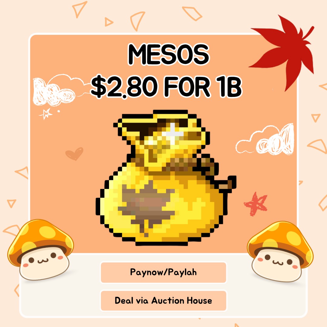 [MapleSEA Aquila] MapleStory Mesos, Video Gaming, Gaming Accessories, In-Game Products on Carousell