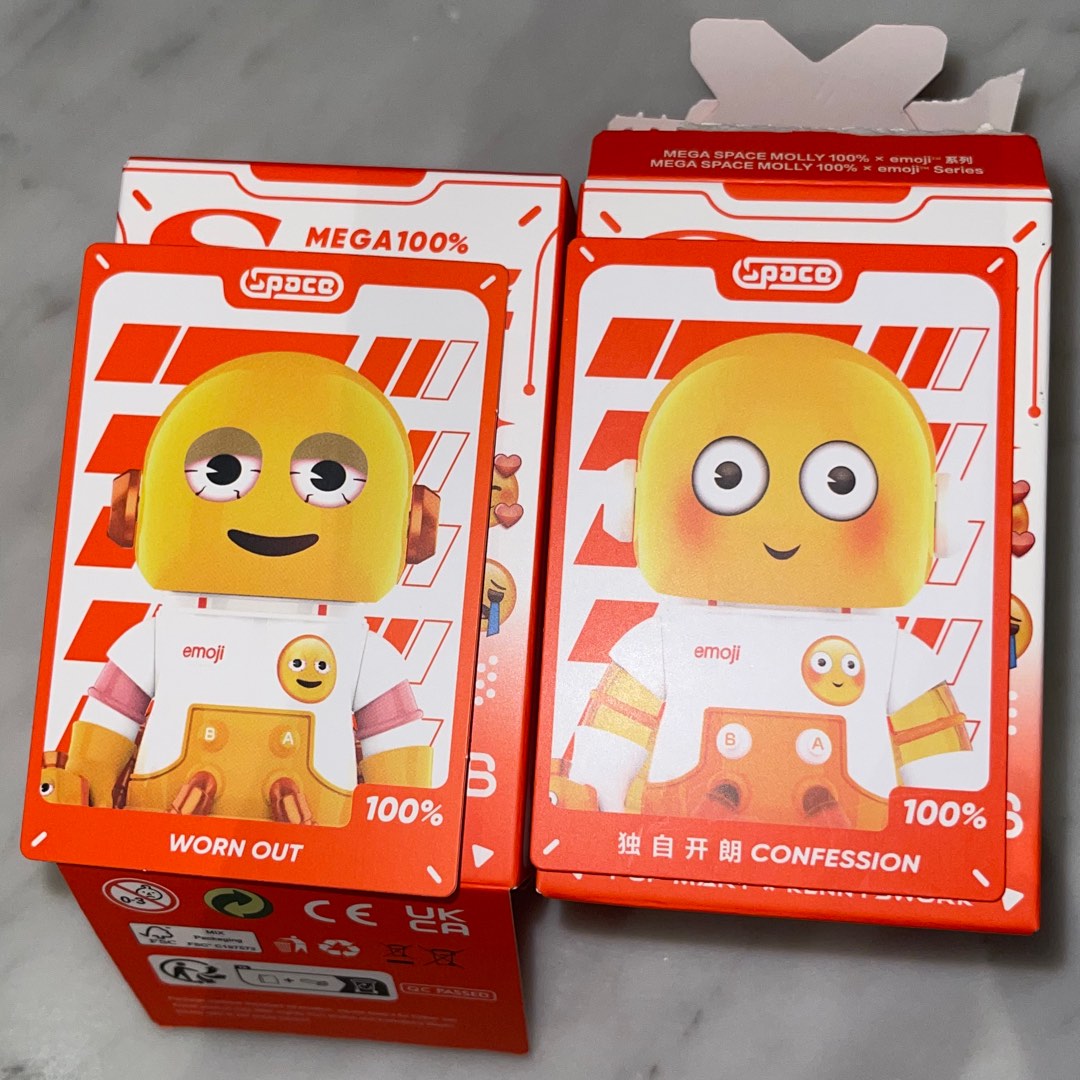 Mega Space Molly Emoji 100%, Hobbies & Toys, Toys & Games on Carousell