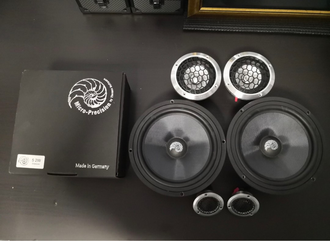 Micro-Precision 5 3 way speakers with Dsp subwoofer set, Car ...