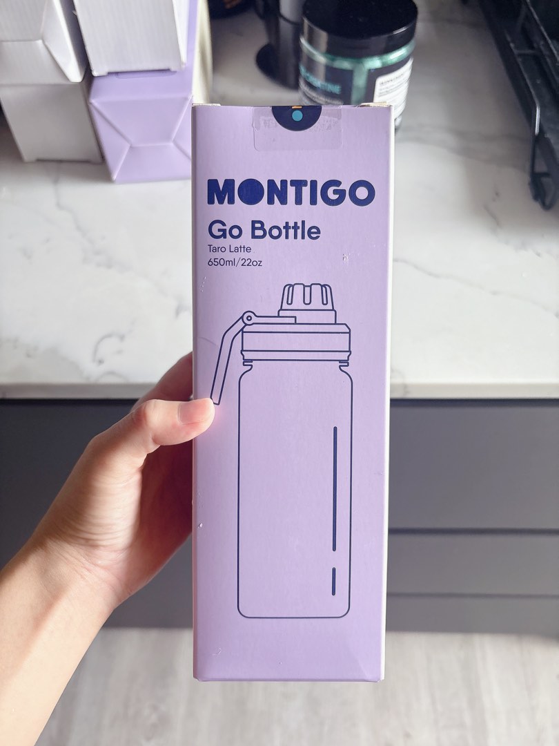 Montigo go bottle (taro latte), Furniture & Home Living, Kitchenware ...
