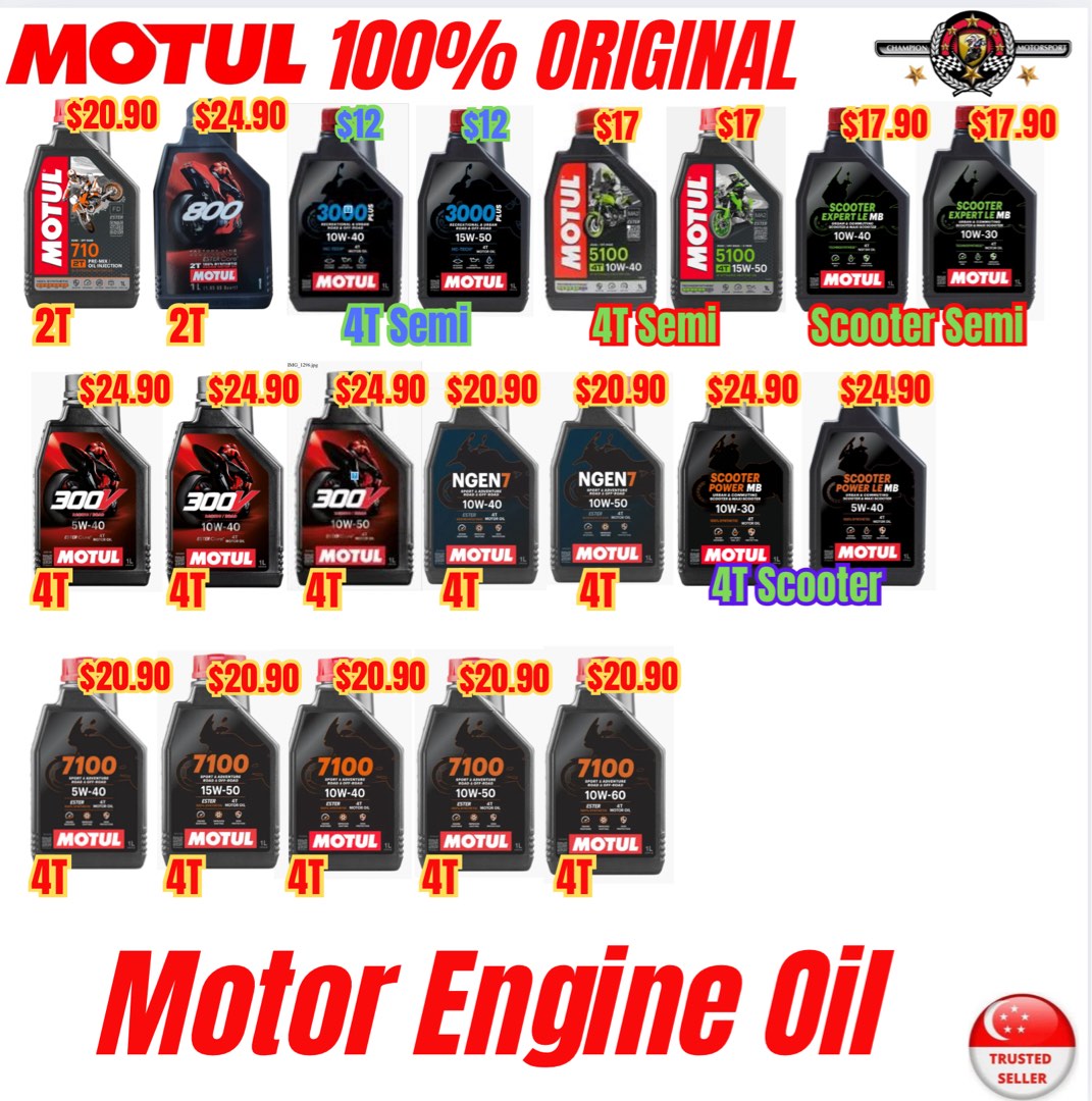 Motul Motorcycles Engine Oil, Motorcycles, Motorcycle Accessories on ...