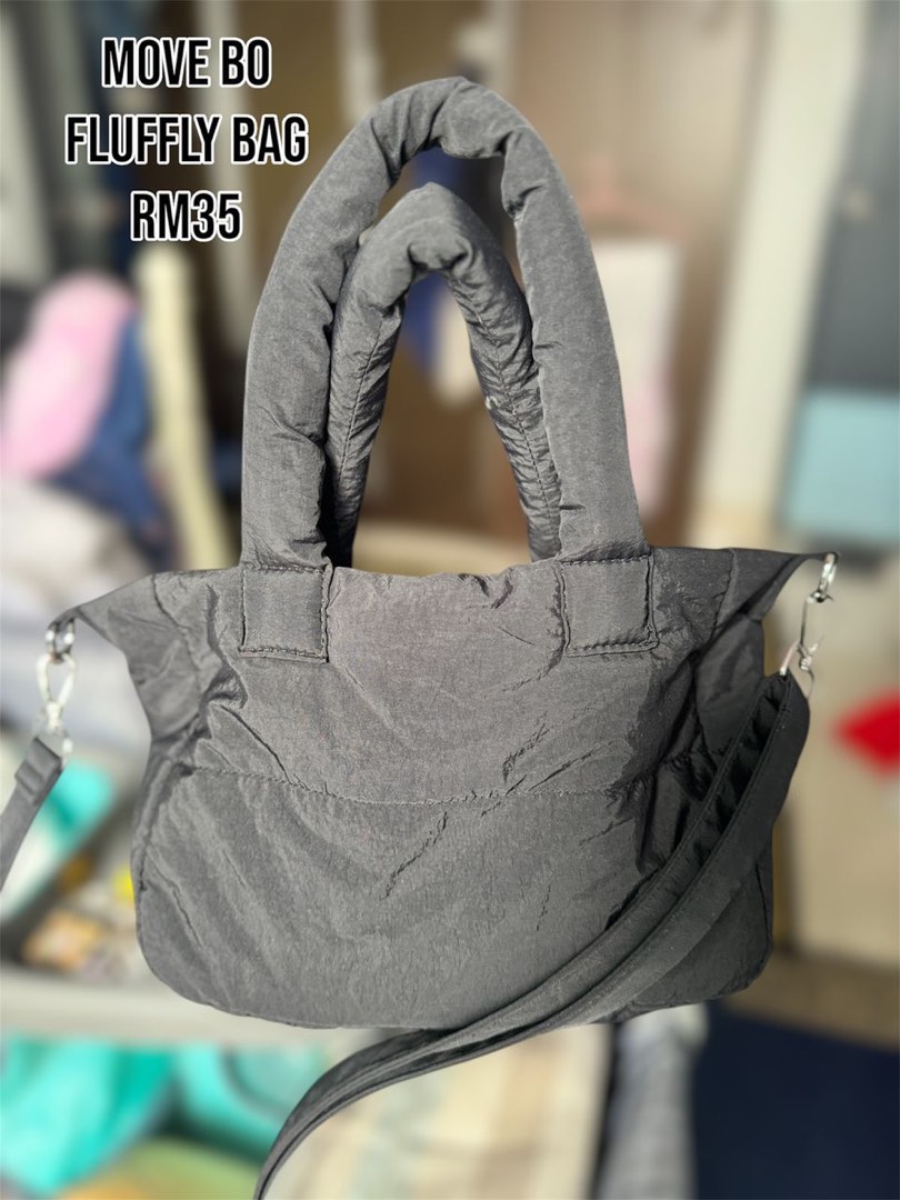 Move BO brand slingbag fluffy, Women's Fashion, Bags & Wallets, Cross ...