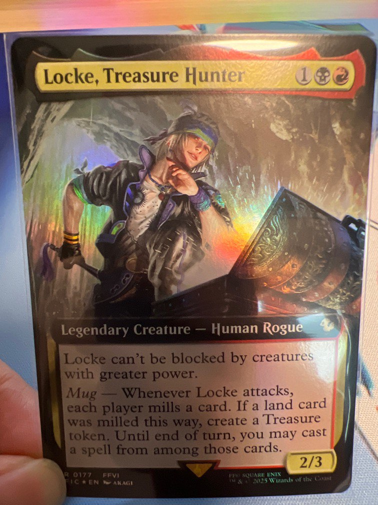 MTG Locke, Treasure Hunter (Extended Art) - Commander: FINAL FANTASY ...