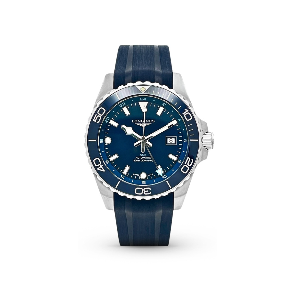 New Jan 2025 Longines Hydroconquest GMT Automatic 43 L38904969 Blue ...