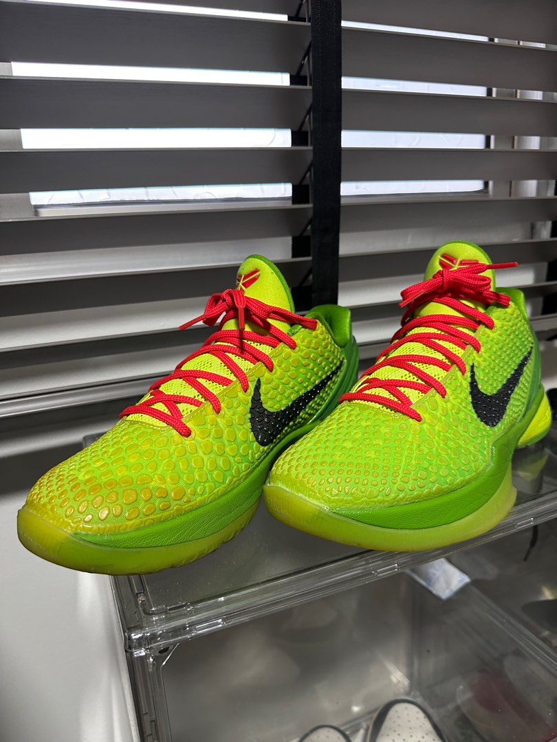 Nike Kobe 6 grinches protro basketball shoes, Men's Fashion, Footwear ...