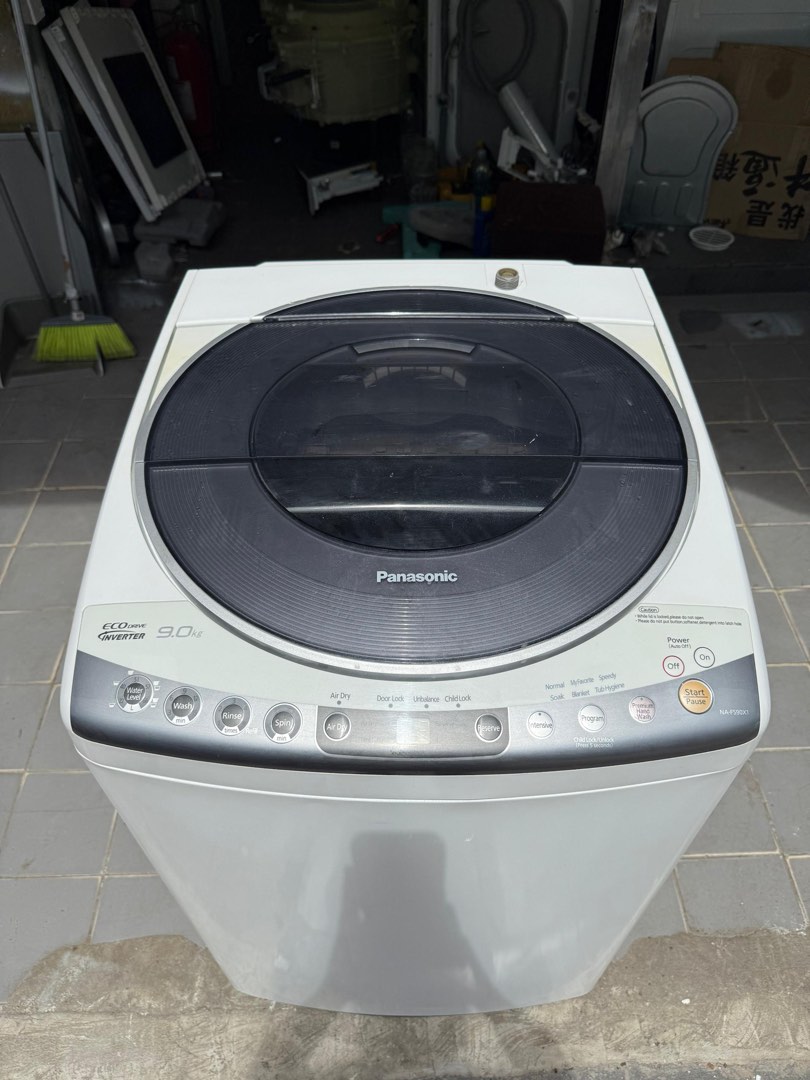 Panasonic inverter 9kg topload washing machine, TV & Home Appliances ...