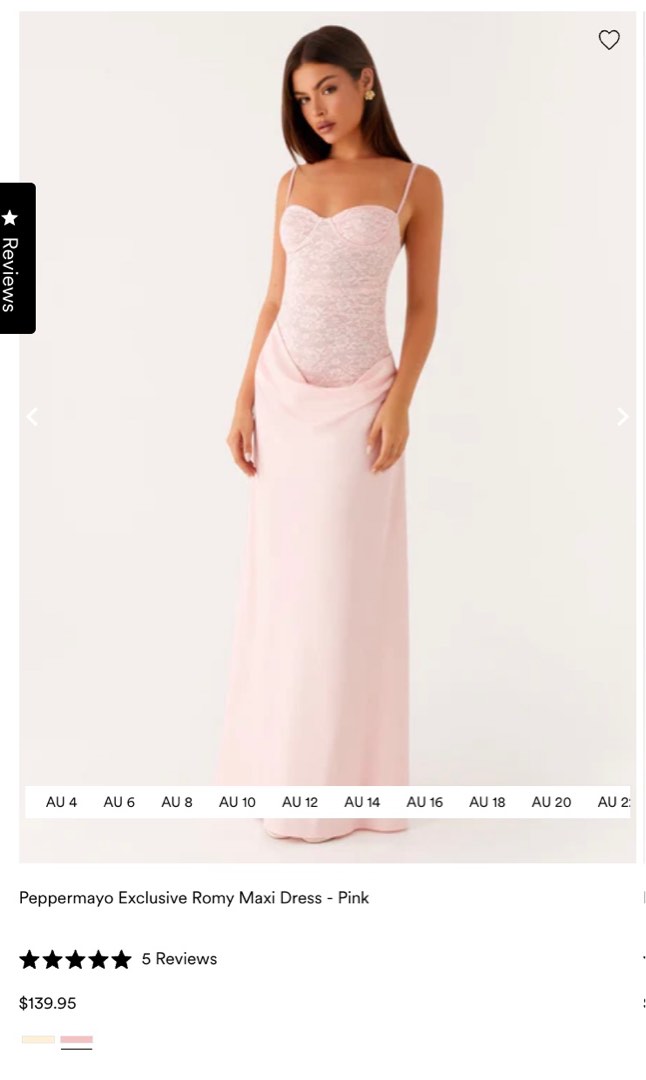 Peppermayo Romy Maxi Dress - Pink, Women's Fashion, Dresses & Sets, Dresses on Carousell