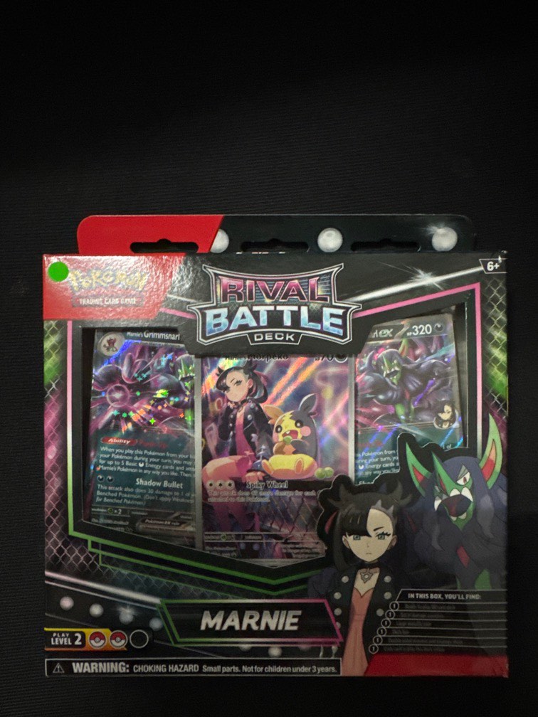 Pokemon Marnie Rival Battle Deck, Hobbies & Toys, Toys & Games on Carousell