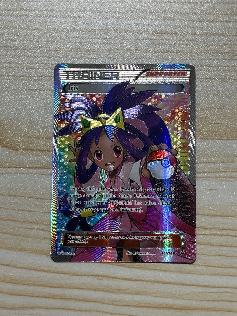 Pokemon Trainer Iris 101/101 Plasma Blast, Hobbies & Toys, Toys & Games on Carousell