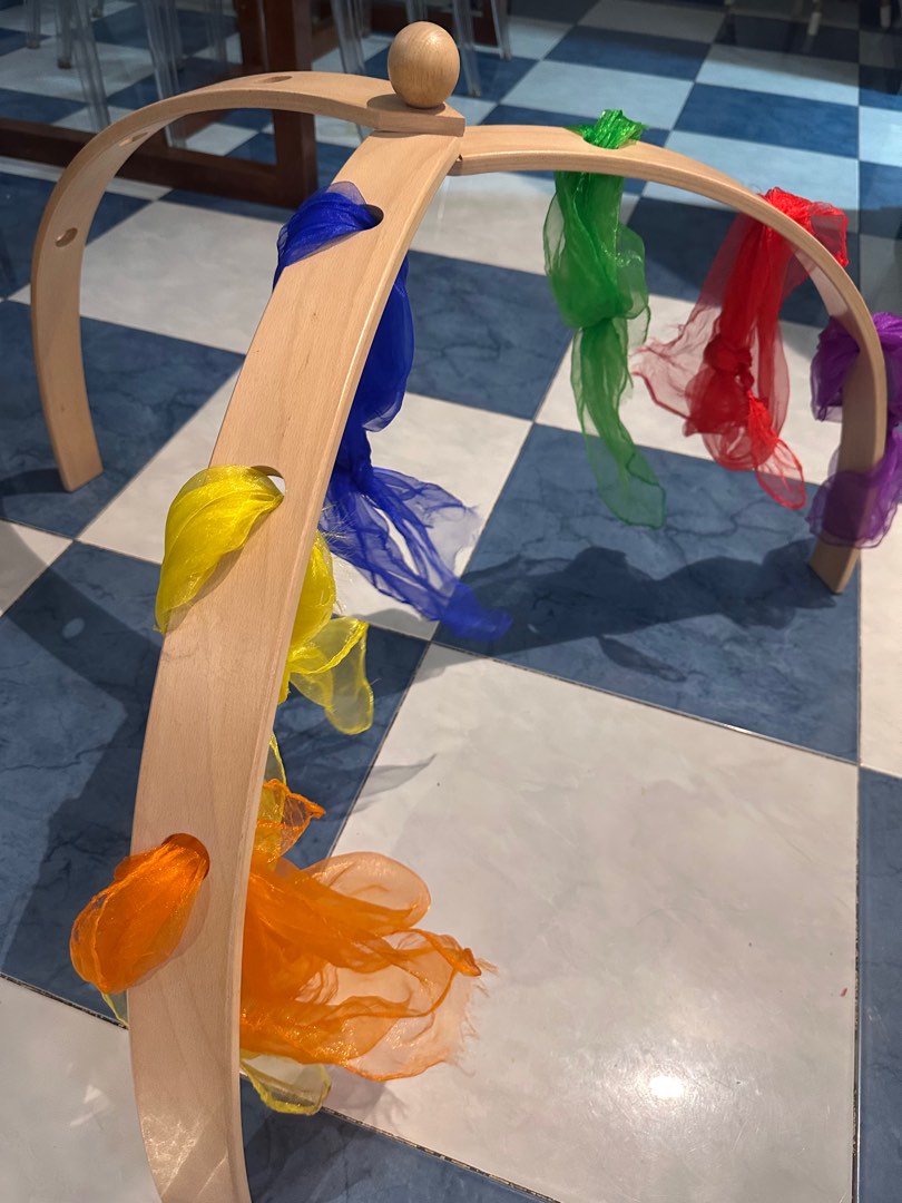 Rainbow Sensory Play Arch, Babies & Kids, Infant Playtime on Carousell