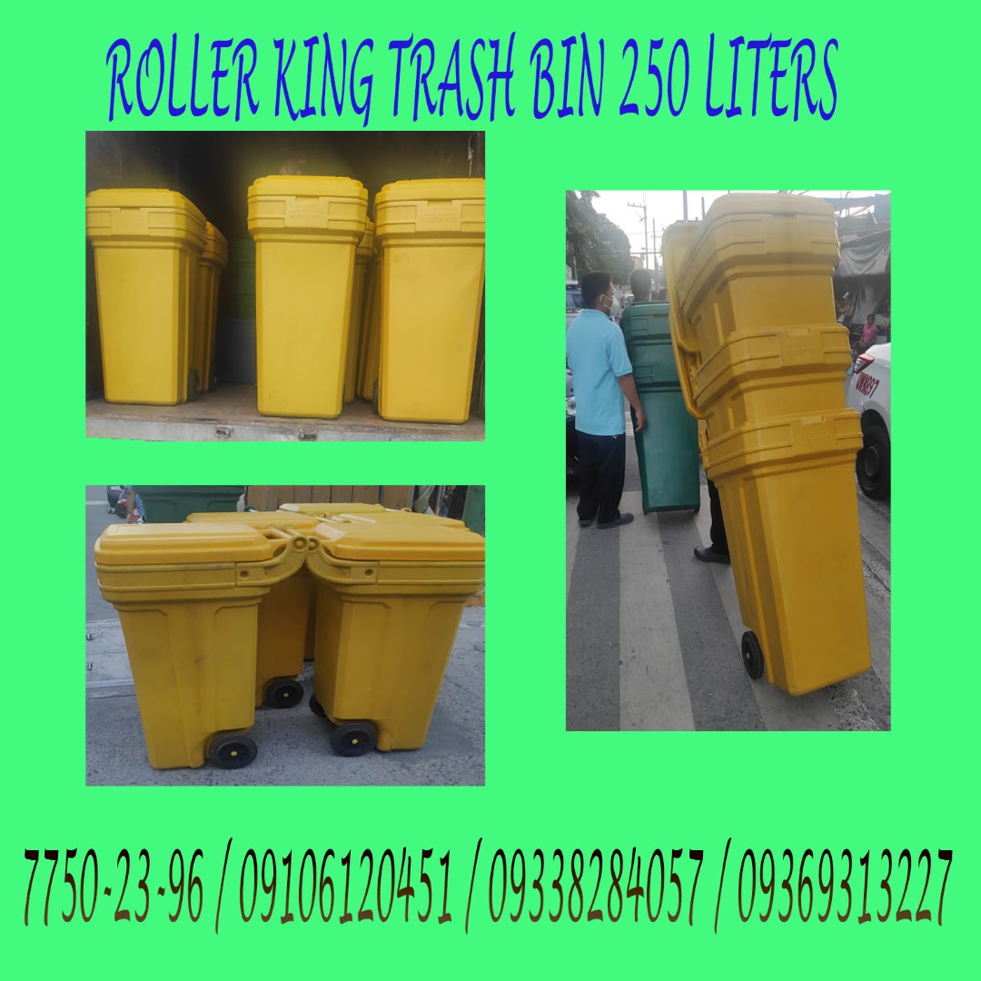 roller king trash bin, Furniture & Home Living, Cleaning & Homecare ...