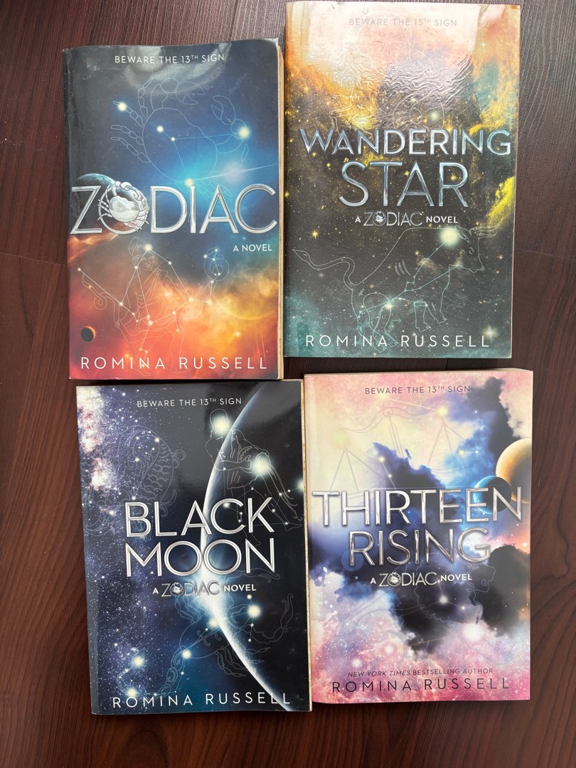 Romina Russell Zodiac Series (4 books), Hobbies & Toys, Books ...